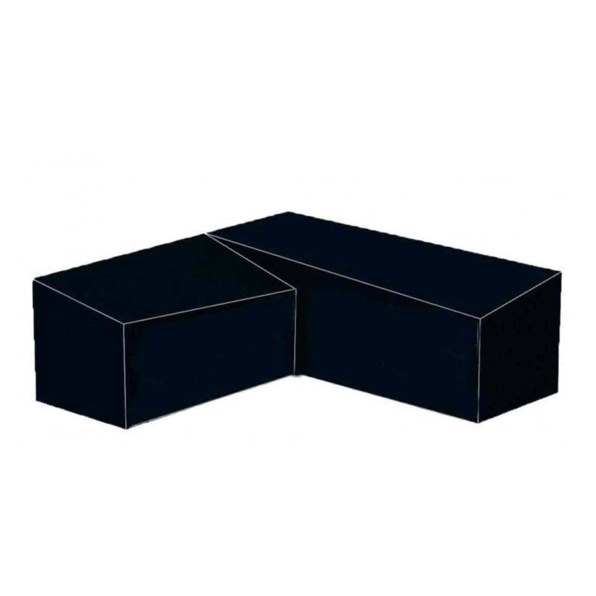 Alexander Rose Corner Set Cover In Black FC34