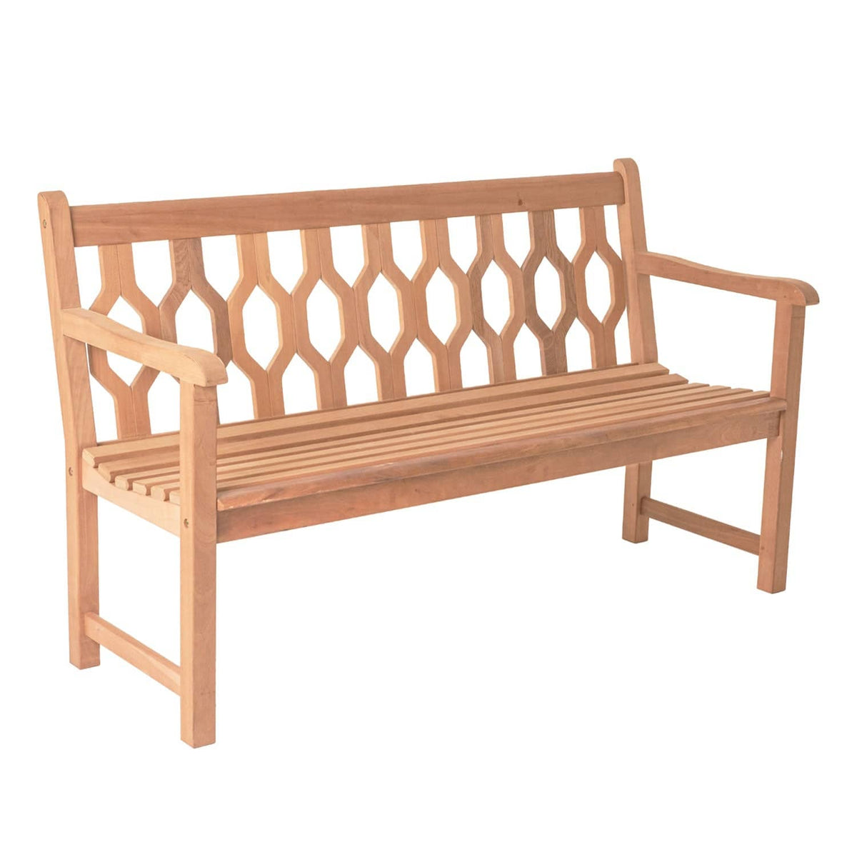 Alexander Rose Mahogany Lattice Bench 5ft / 150cm